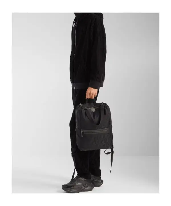 Fendi Ff Jacquard Backpack