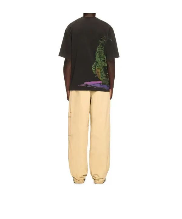 Off-White Logo Embroidered Cargo Pants - Nude
