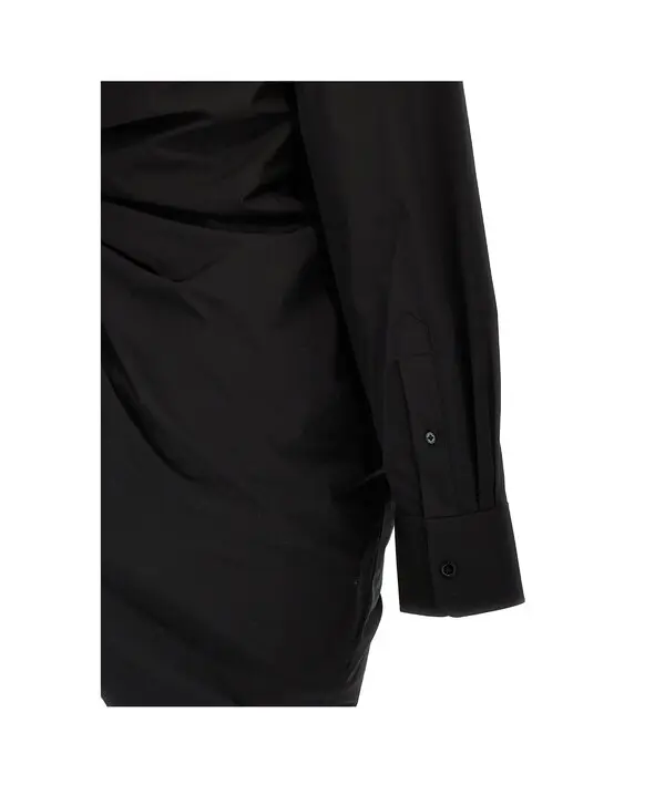 Alexander Wang Asymmetrical Shirt Dress - Black