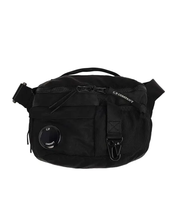 C.P. COMPANY Zip Pocket Shoulder Bag - Black