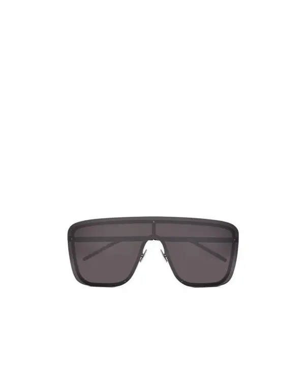 Saint Laurent Shield Mask Sunglasses - Black