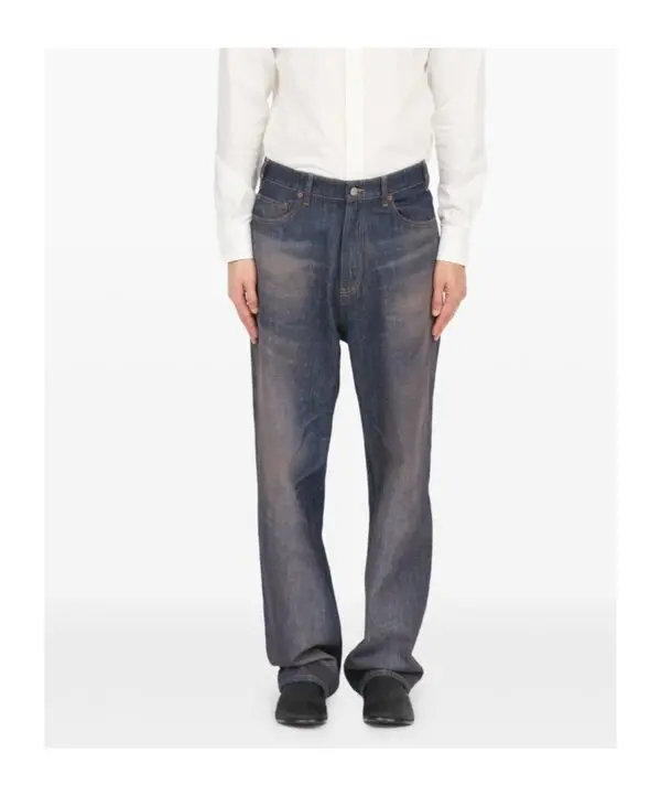 MAISON MARGIELA High-waist Straight Leg Jeans