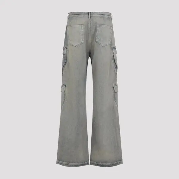 Rick Owens Cargo Detailed Straight-leg Jeans