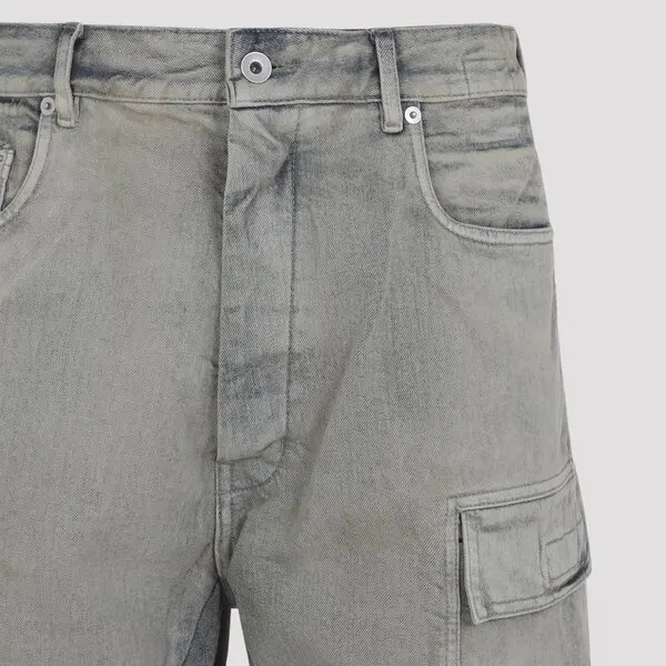 Rick Owens Cargo Detailed Straight-leg Jeans