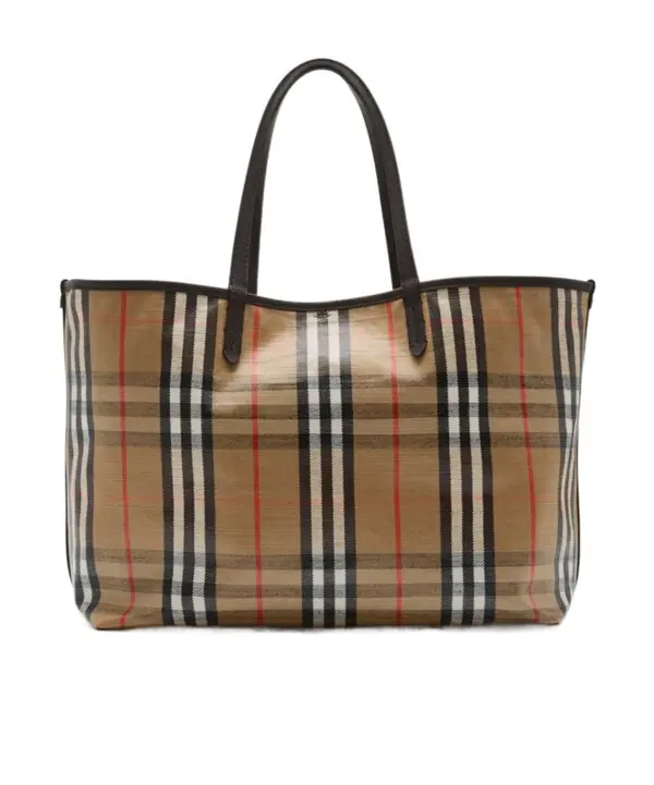 Burberry Medium Highlands Tote Bag - Sand-colored