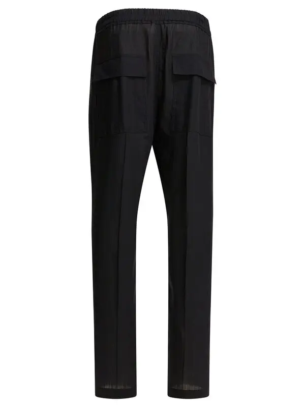 Rick Owens Drawstring Slim Trousers