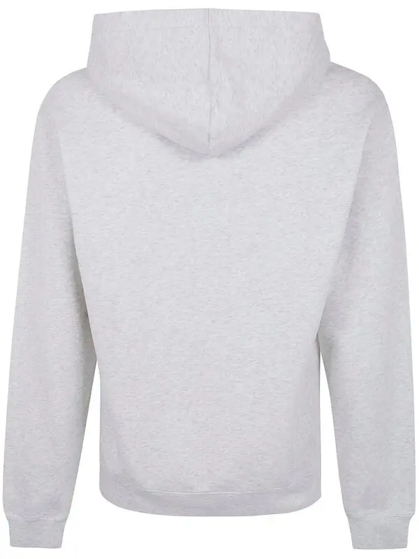 Jacquemus The Gros Grain Long Sleeved Hoodie - Grey