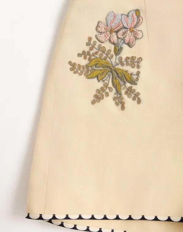 Valentino Garavani Embroidered Shorts - Birch
