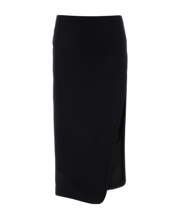ANN DEMEULEMEESTER Wrap Midi Skirt