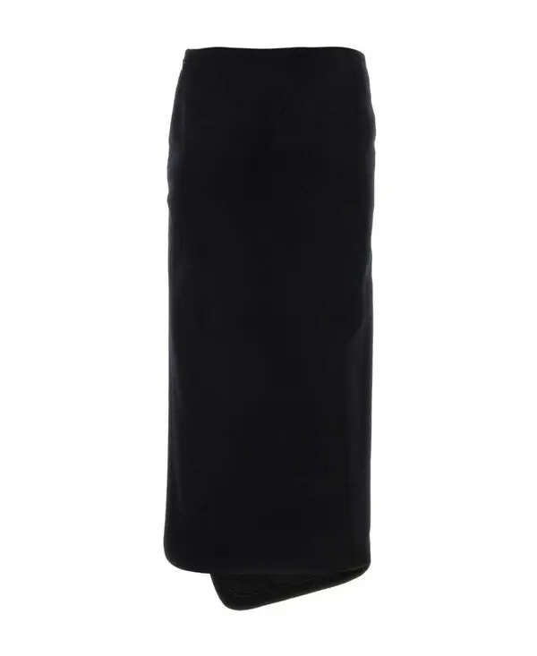 ANN DEMEULEMEESTER Wrap Midi Skirt
