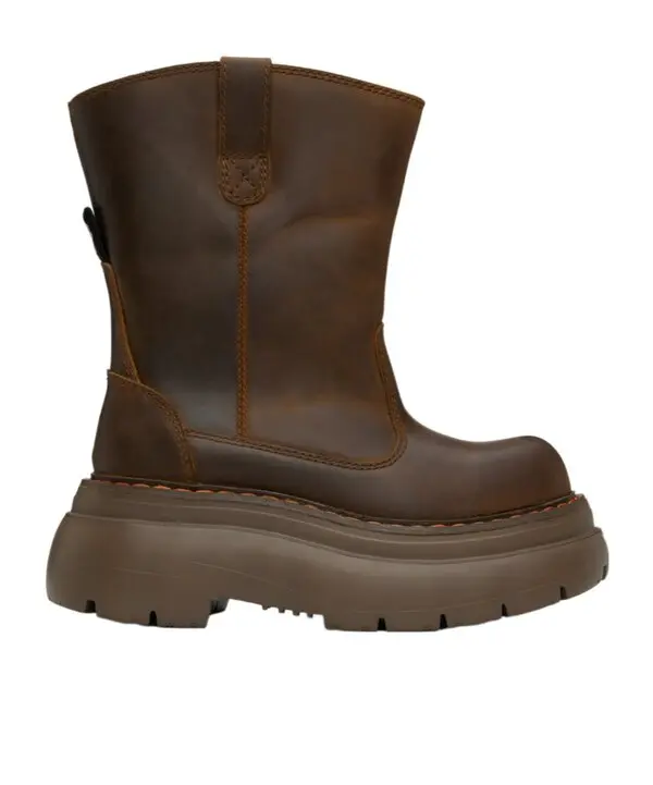 R13 Round Toe Ankle Boots