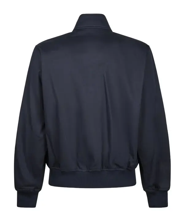 A.p.c. Stand Collar Zip-up Jacket - Black