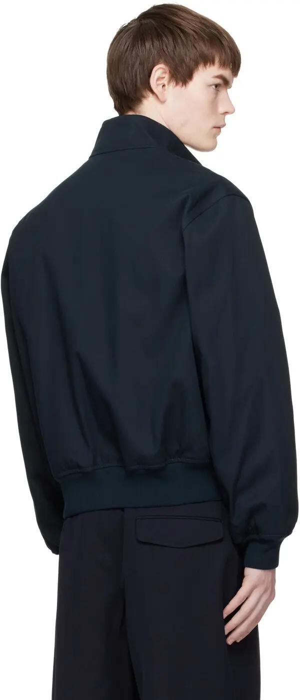 A.p.c. Stand Collar Zip-up Jacket - Black