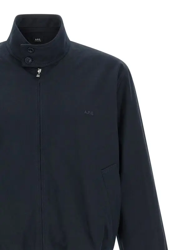 A.p.c. Stand Collar Zip-up Jacket