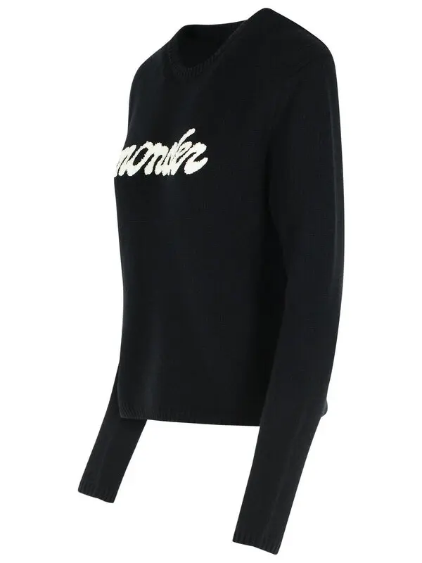 Moncler Logo Detailed Crewneck Jumper