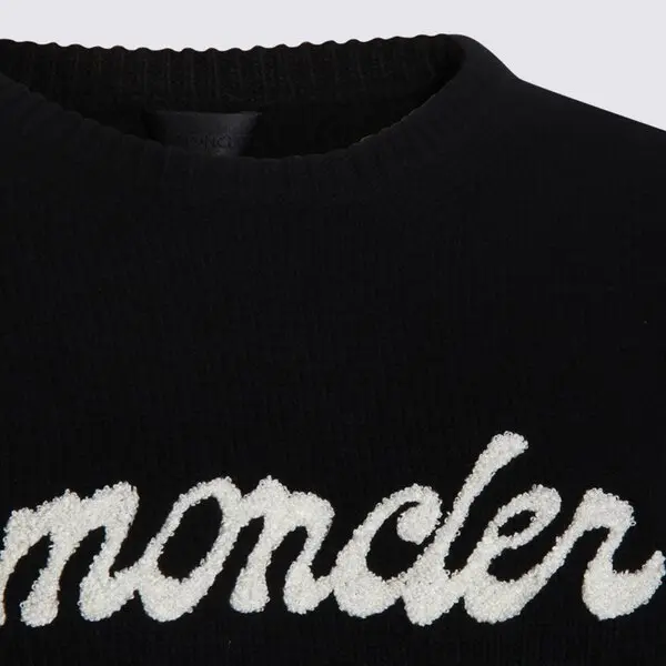 Moncler Logo Detailed Crewneck Jumper