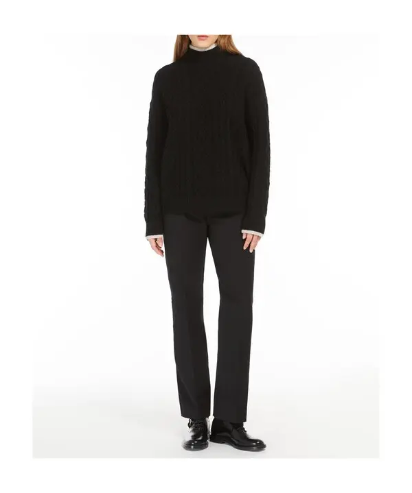 Max Mara High Neck Long-sleeved Jumper