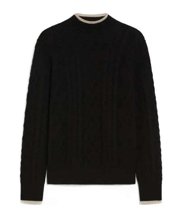 Max Mara High Neck Long-sleeved Jumper - Black