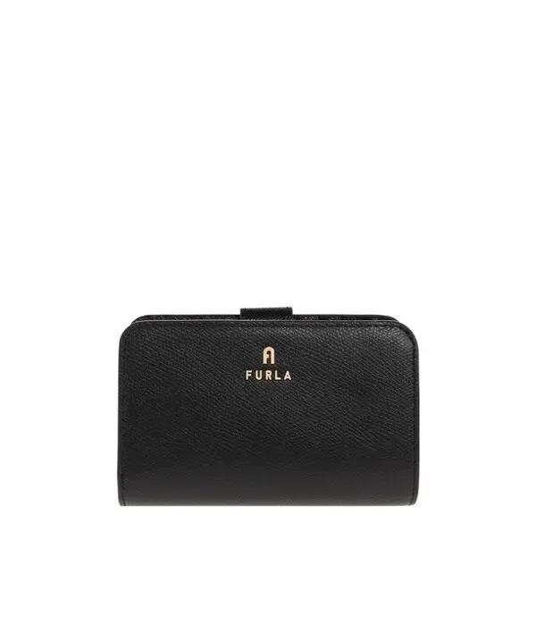 Furla Logo-plaque Zipped Wallet - Black