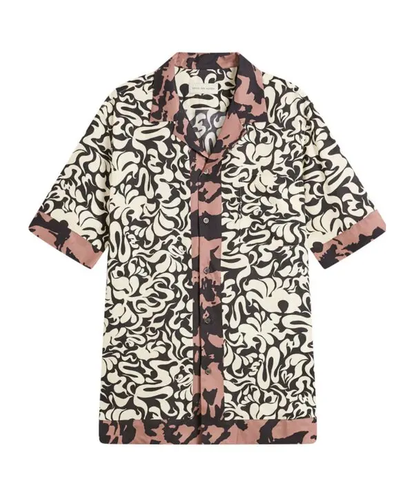 Dries Van Noten Carltone Patterned Shirt - Black
