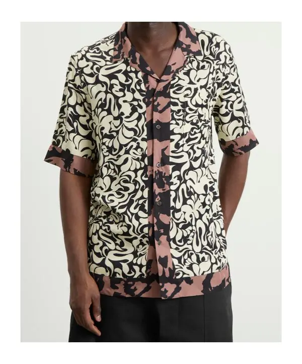 Dries Van Noten Carltone Patterned Shirt - Black