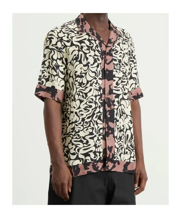 Dries Van Noten Carltone Patterned Shirt - Black