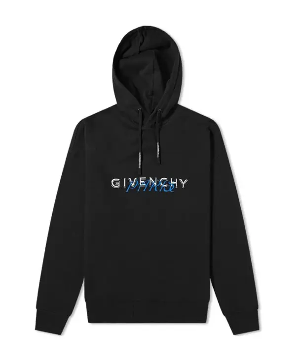 Givenchy Logo Print Cotton Hoodie