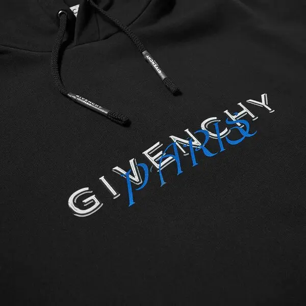 Givenchy Logo Print Cotton Hoodie
