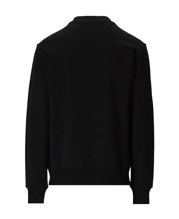 Versace Embroidered Logo Crewneck Sweatshirt