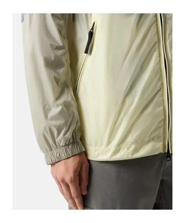 Stone Island Logo Patch Hooded Zip-up Jacket