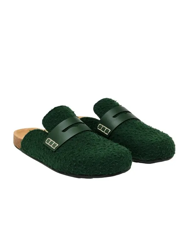 J.W.ANDERSON Felt Loafer Mules