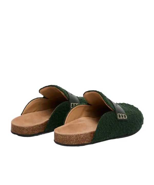 J.W.ANDERSON Felt Loafer Mules