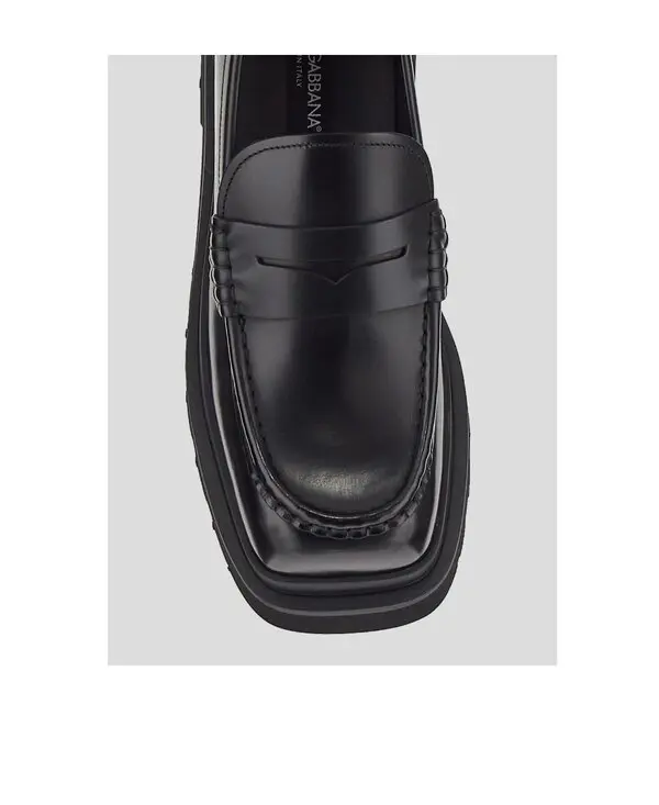 Dolce & Gabbana Square Toe Loafers