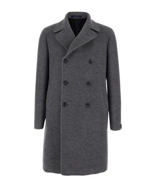 Tagliatore Double-breasted Tailored Coat - Black