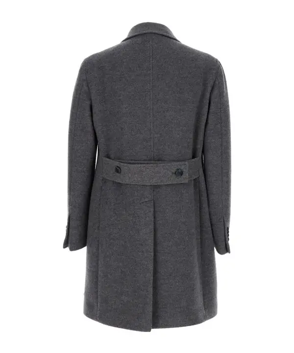Tagliatore Double-breasted Tailored Coat - Black