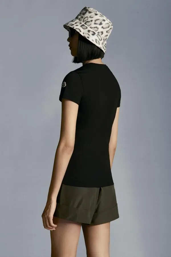 Moncler Cotton Jersey T-shirt - Black