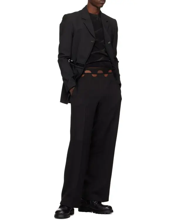 DION LEE Hinge-seam Cutout Trousers