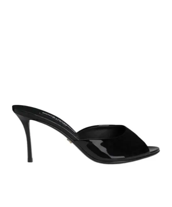 Dolce & Gabbana Keira Slip-on Mules - Black