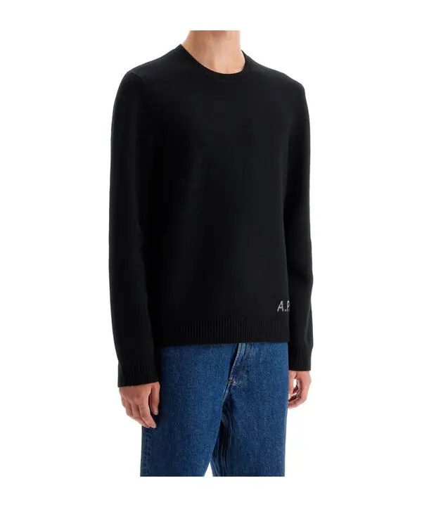 A.p.c. Edward Crewneck Jumper - Black