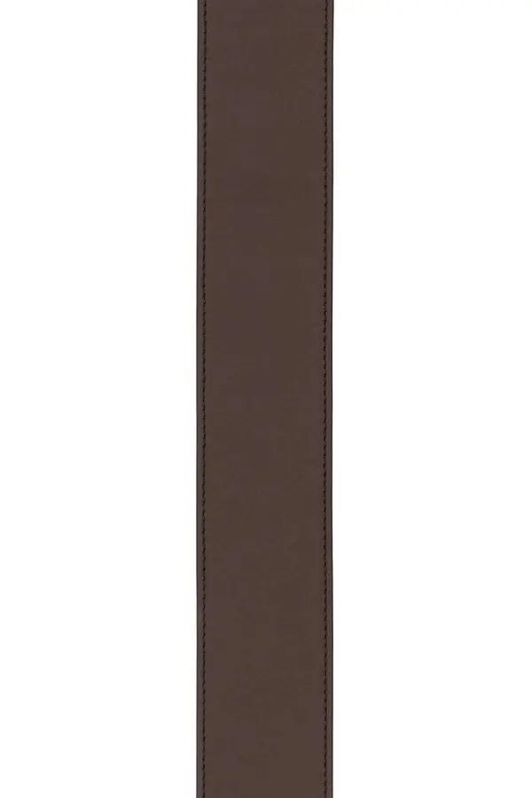 Miu Miu Leather Belt With Metal Fitting - Black
