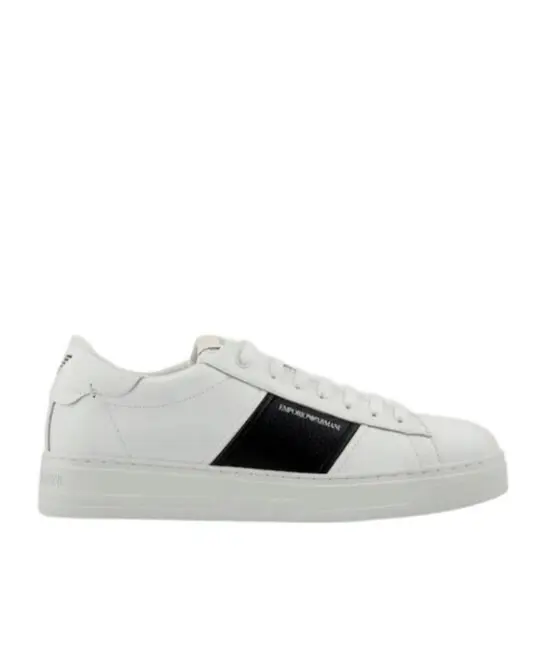 Emporio Armani Panelled Lace-up Low Top Sneakers