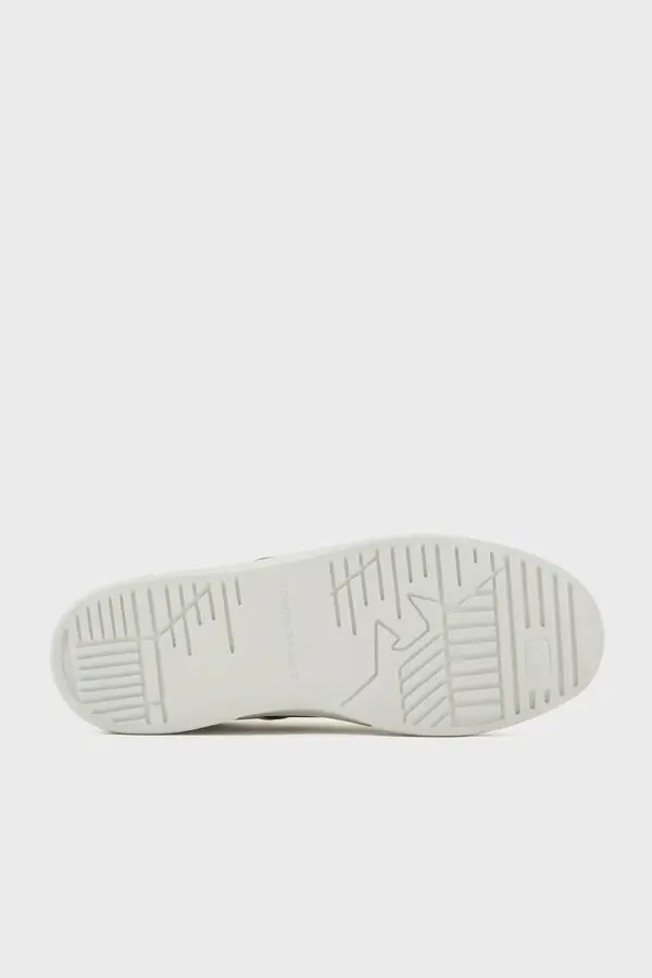 Emporio Armani Panelled Lace-up Low Top Sneakers