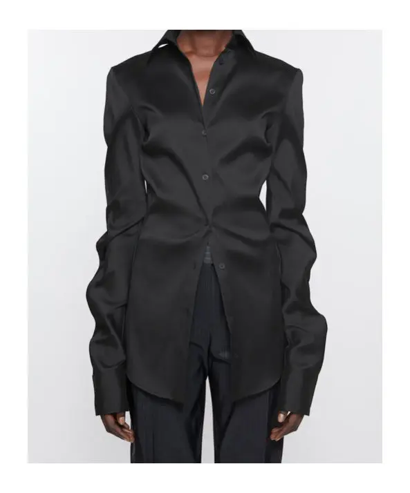 Acne Studios Asymmetrical Button-down Shirt