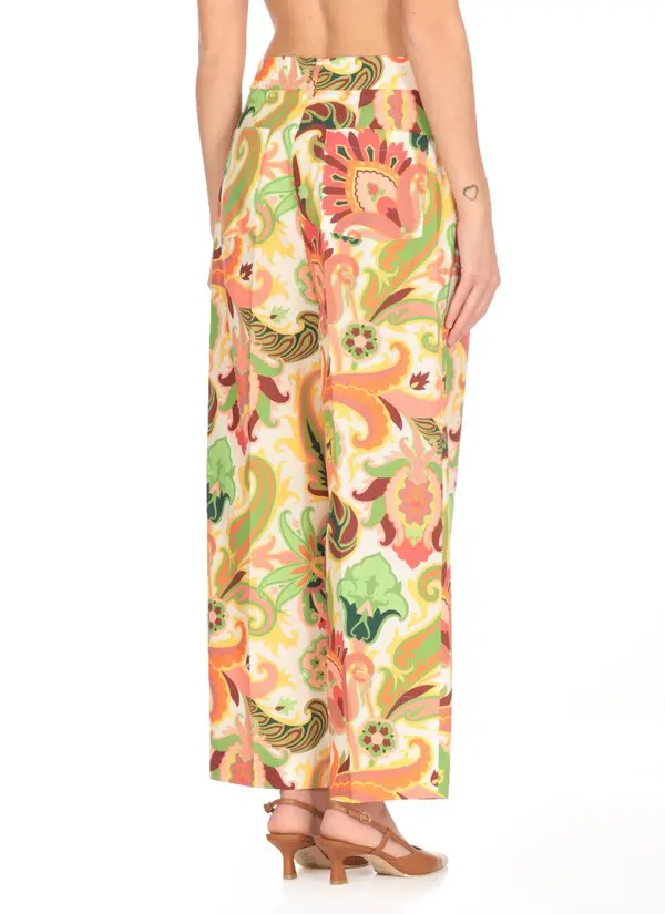 Etro Paisley-printed Straight-leg Trousers
