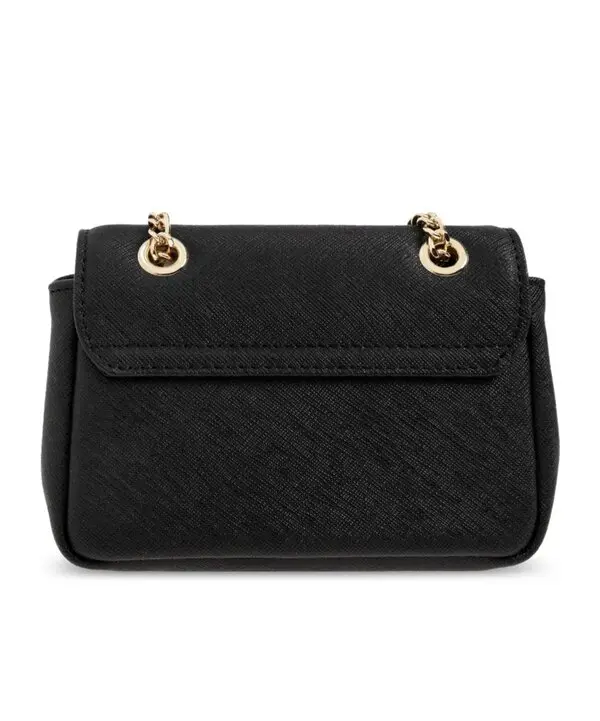 VIVIENNE WESTWOOD Victoria Leather Shoulder Bag - Black