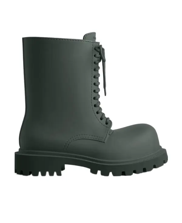Balenciaga Steroid Combat Boots - Green