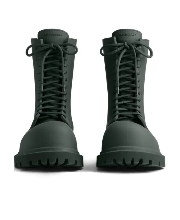 Balenciaga Steroid Combat Boots - Green