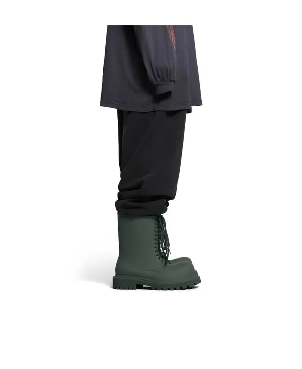 Balenciaga Steroid Combat Boots - Green