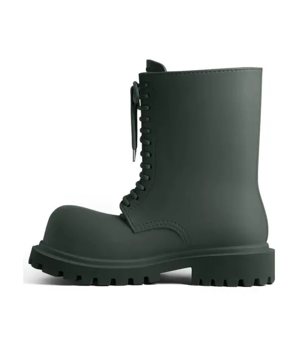 Balenciaga Steroid Combat Boots - Green