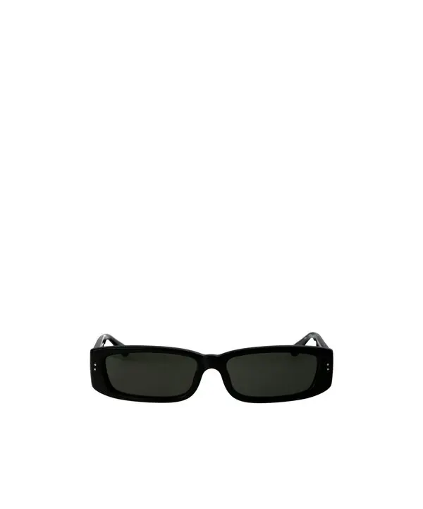 Linda Farrow Rectangular Frame Sunglasses - Black